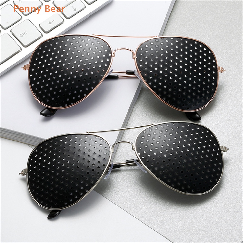 PennyBear Retro Pinhole Sunglasses Small Holes Eyeglasses Eyesight ...