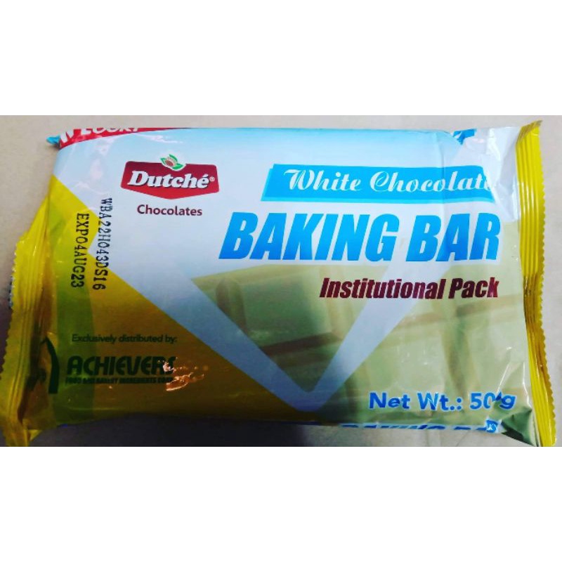 DUTCHE 500g White Chocolate Bar | Shopee Philippines