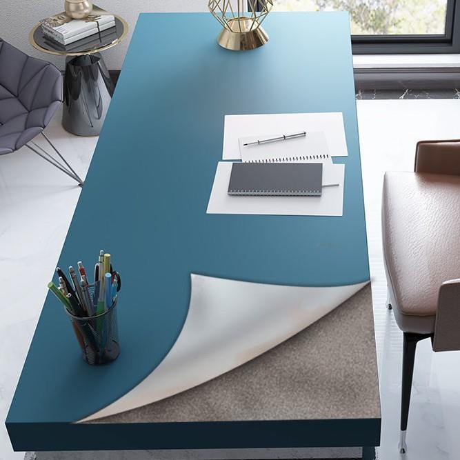 2M Self-adhesive Desk Sticker Water Proof Oil-proof Wallpaper Table ...