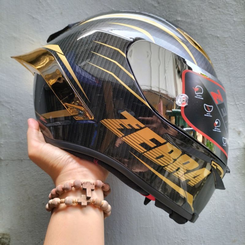 zebra casco 795 gloss or matt yellow gold | Shopee Philippines