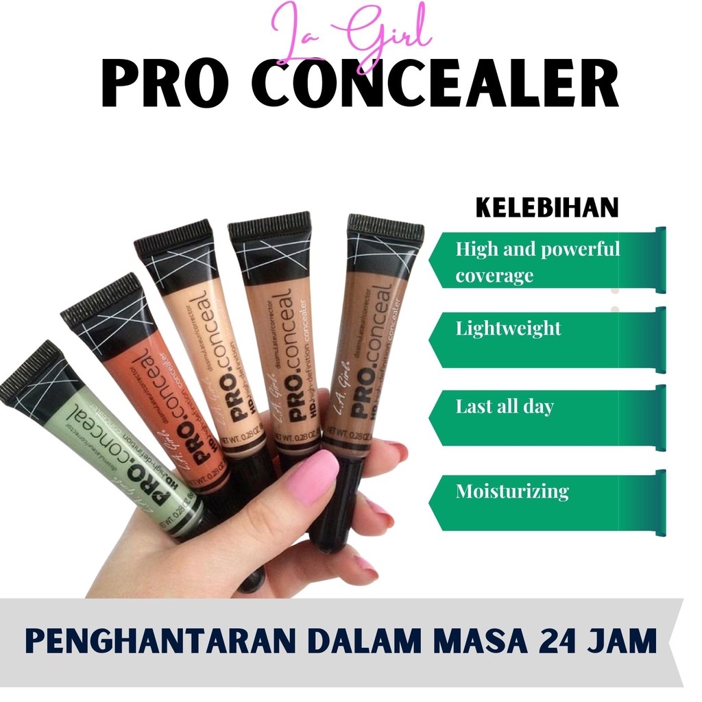 L.A. Girl Cosmetics PRO Conceal HD Concealer Corrector 8g | Shopee ...