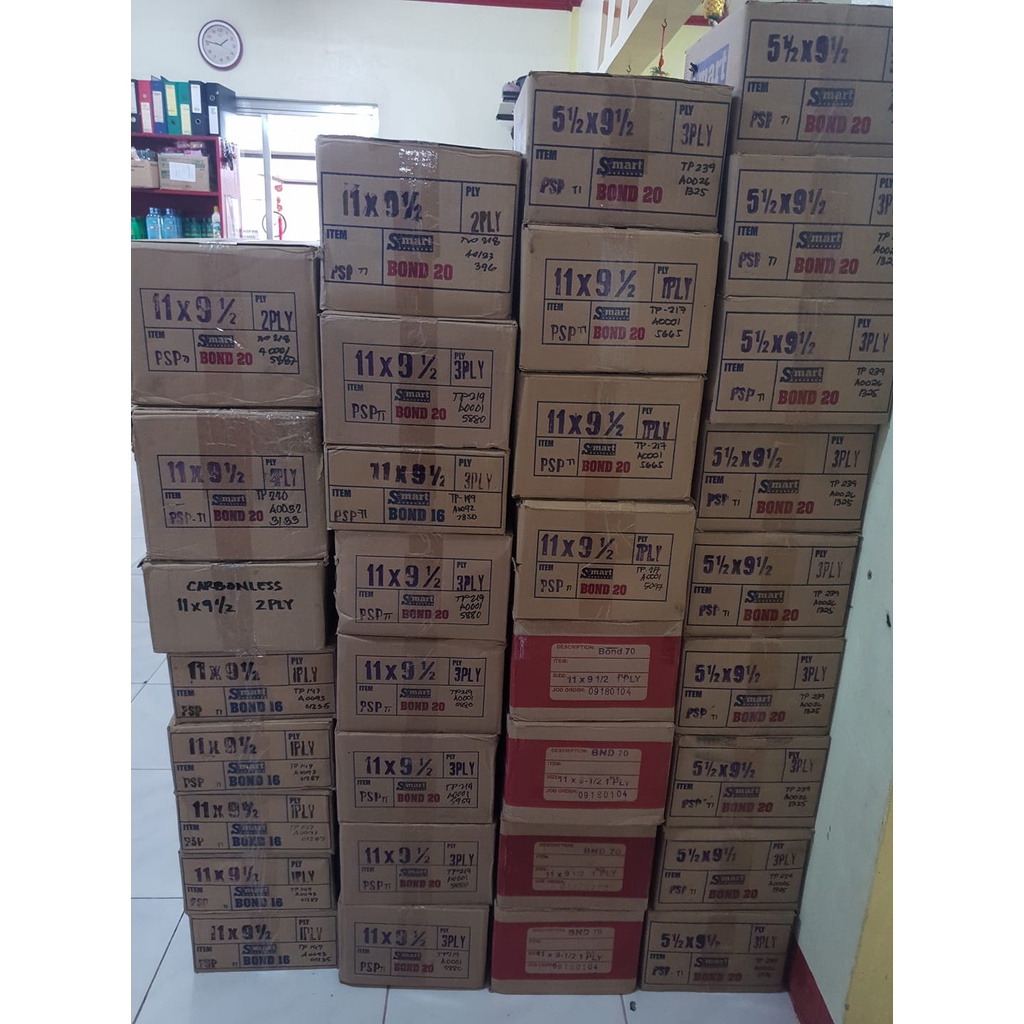 COMPUTER FORMS SMART CONTINUOUS FORM 9-1/2 X11 SUBSTANCE 20, 1 PLY, 2 ...