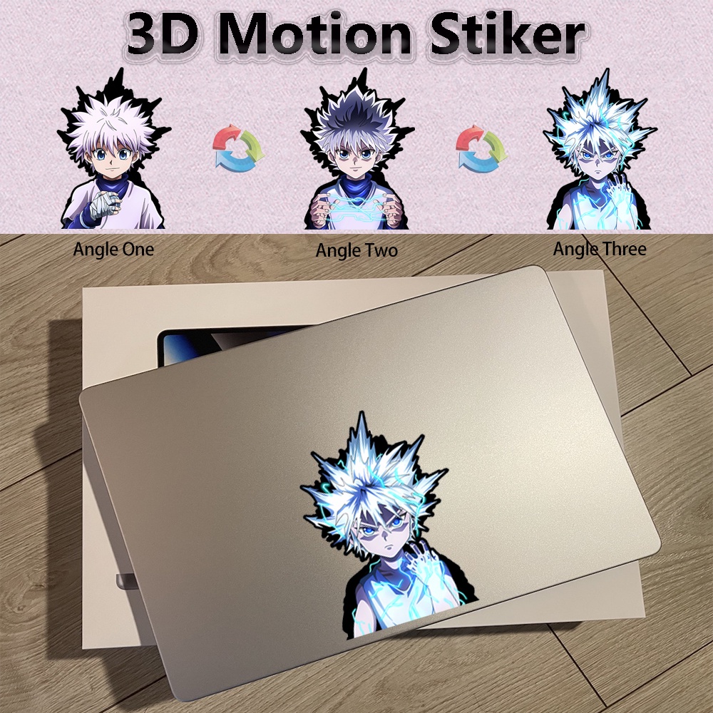Killua Godspeed Hunter X Hunter Anime 3D Motion Stickers Self-adhsive ...