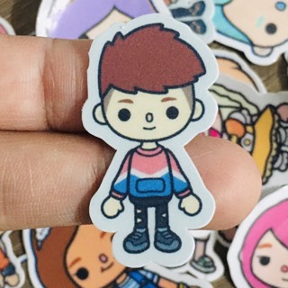 Toca Boca Toca Life Characters 20 OR 40 piece Laminated Vinyl Sticker ...