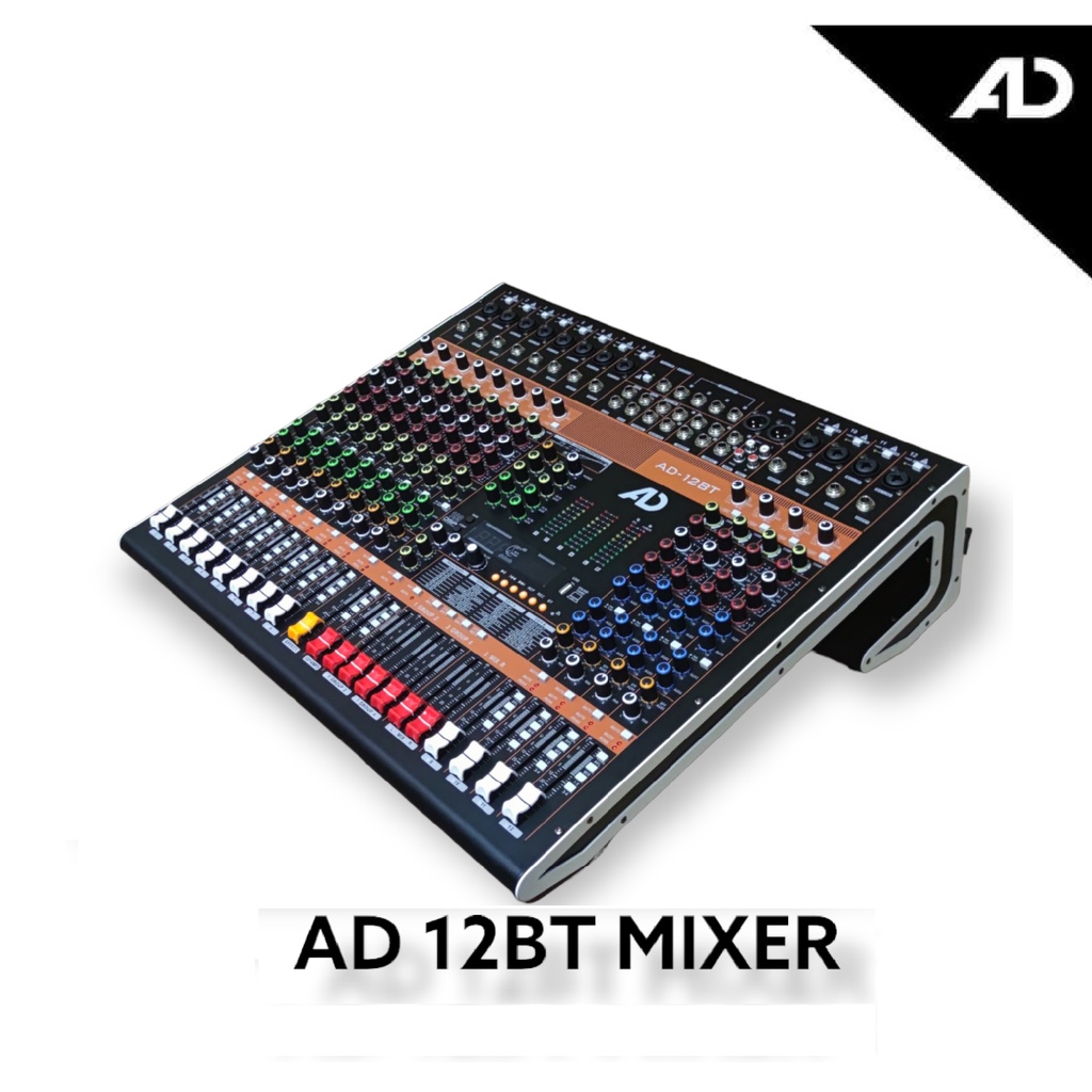 AD 12BT AUDIO MIXER 12CH WITH EFFECTS AUX | Shopee Philippines