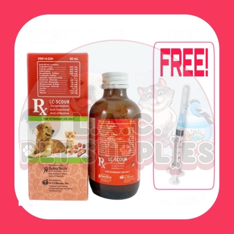 LC SCOUR W/SYRINGE ( ANTI DIARRHEA | Shopee Philippines