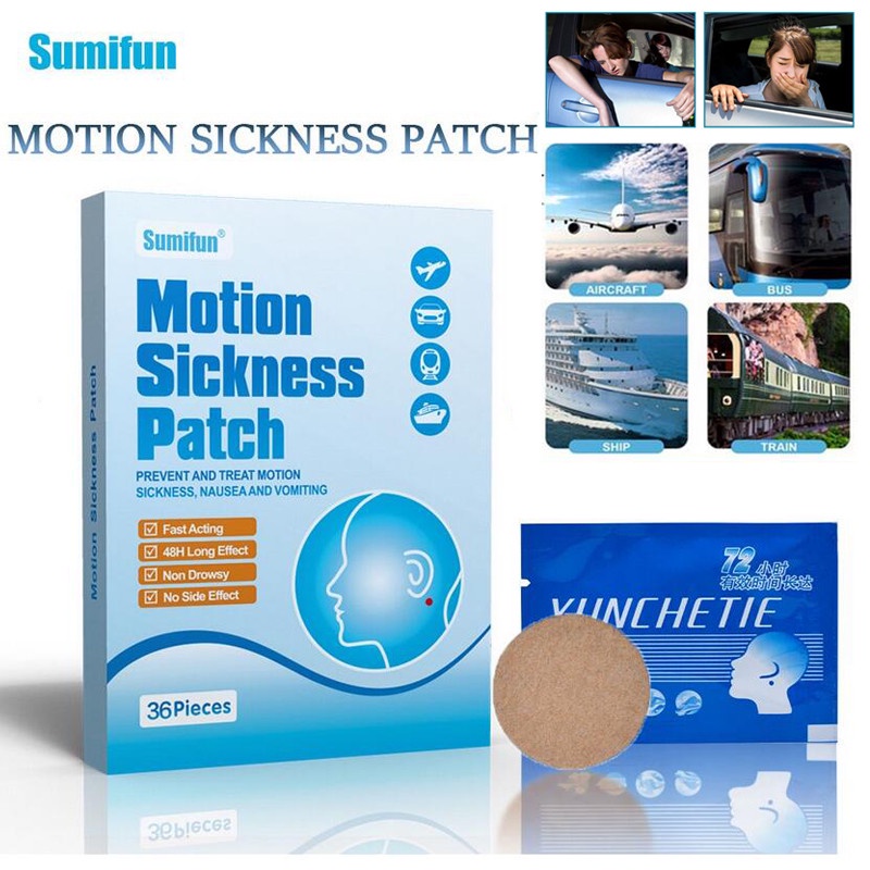 SUMIFUN Anti Motion Sickness Patch Motion Sickness Relief Treat ... SUMIFUN Anti Motion Sickness Patch Motion Sickness Relief Treat ...