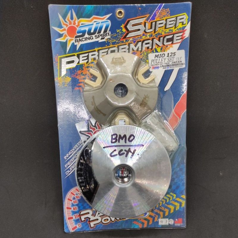 Sun Racing YAMAHA MIO 125 Racing Pulley Set 13.5 "Sun Racing" | Shopee ...