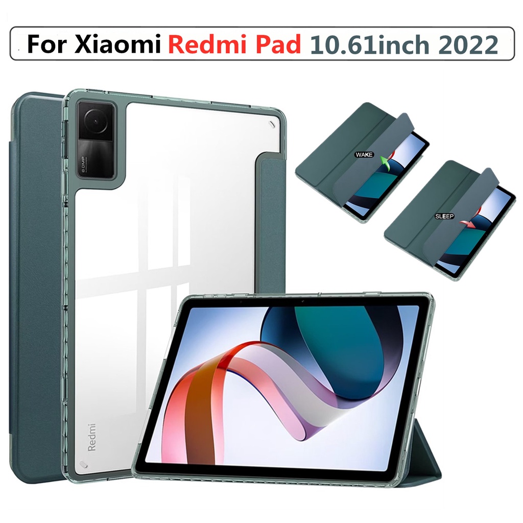 Case For Xiaomi Redmi Pad 10.61inch 2022 Ultra-thin Acrylic Leather ...
