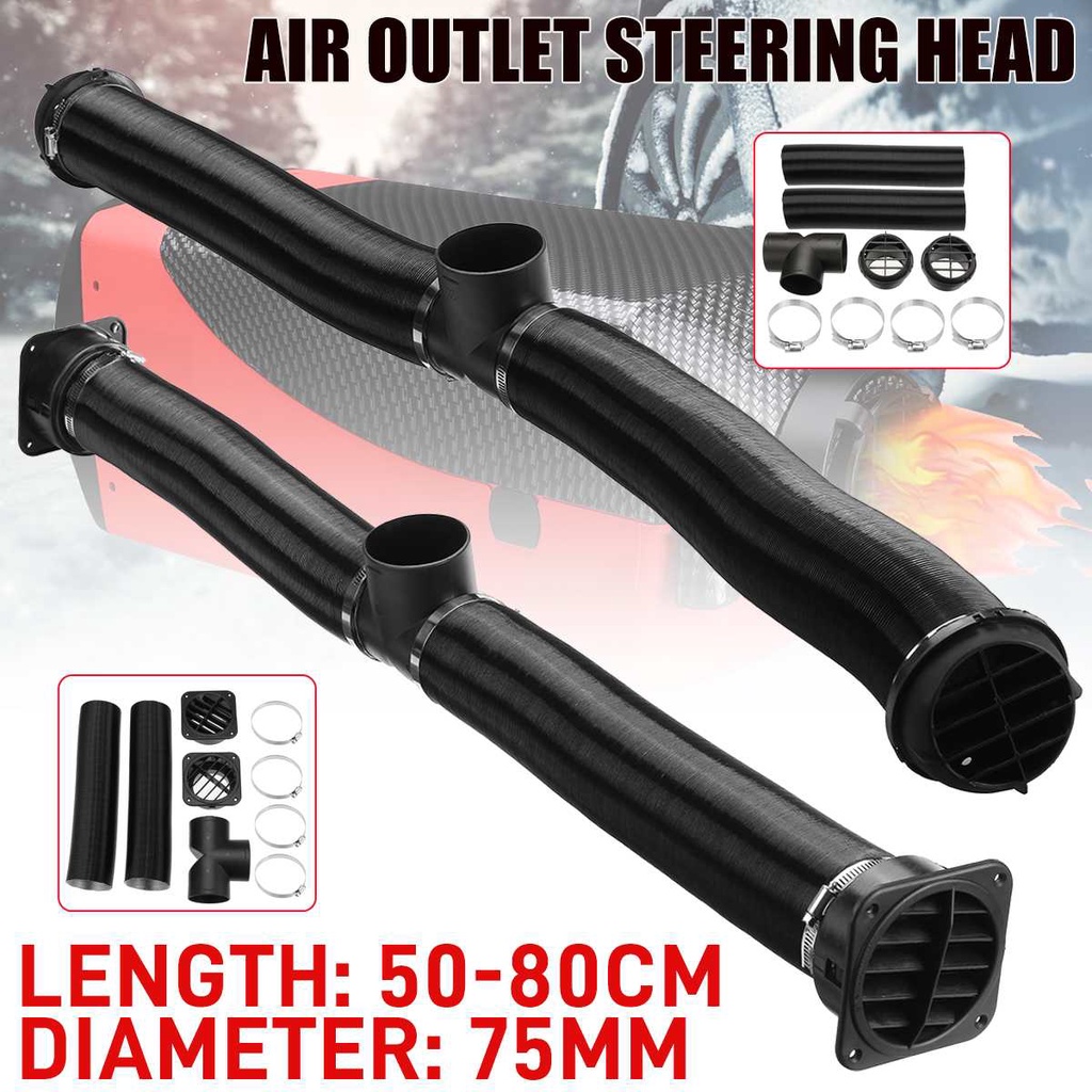 75mm Car Air Diesel Parking Heater Replacements Kit Heater Ducting Pipe ...