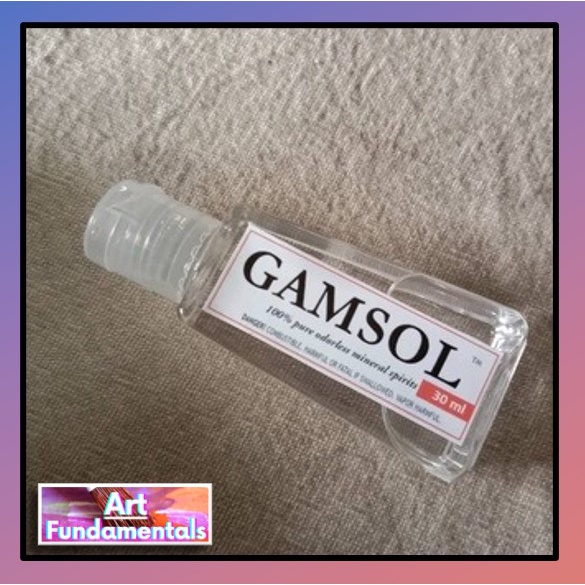 Gamsol Odorless Mineral Spirit 30ml 60ml 100ml Repacked | Shopee ...