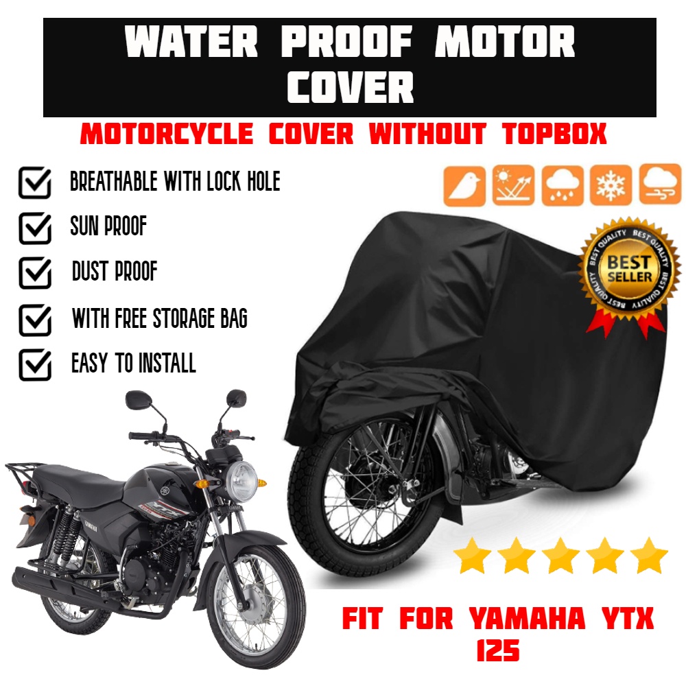 BGS Motor Cover For YAMAHA YTX 125 | Water Proof Cover With Free Pouch ...
