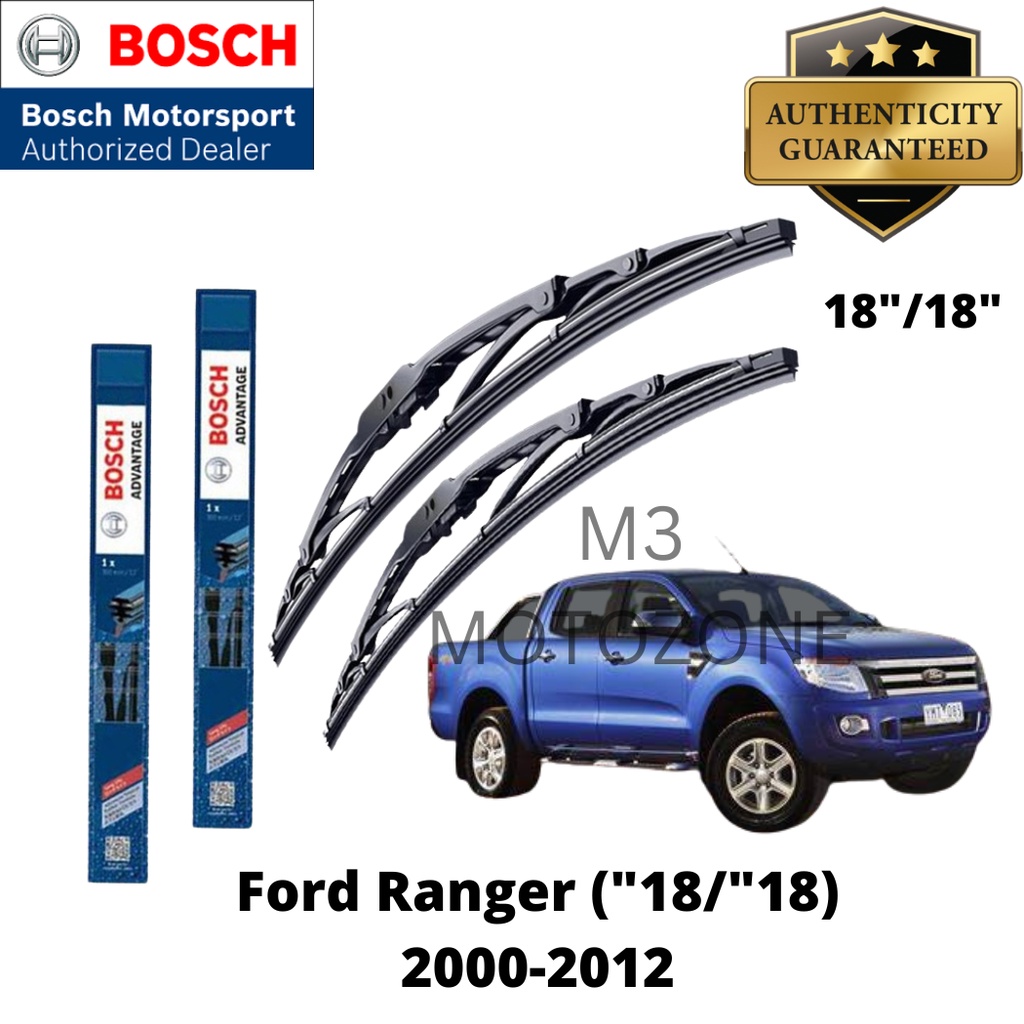 Bosch Advantage Wiper blade set for Ford Ranger 2000-2012 (18/18 ...