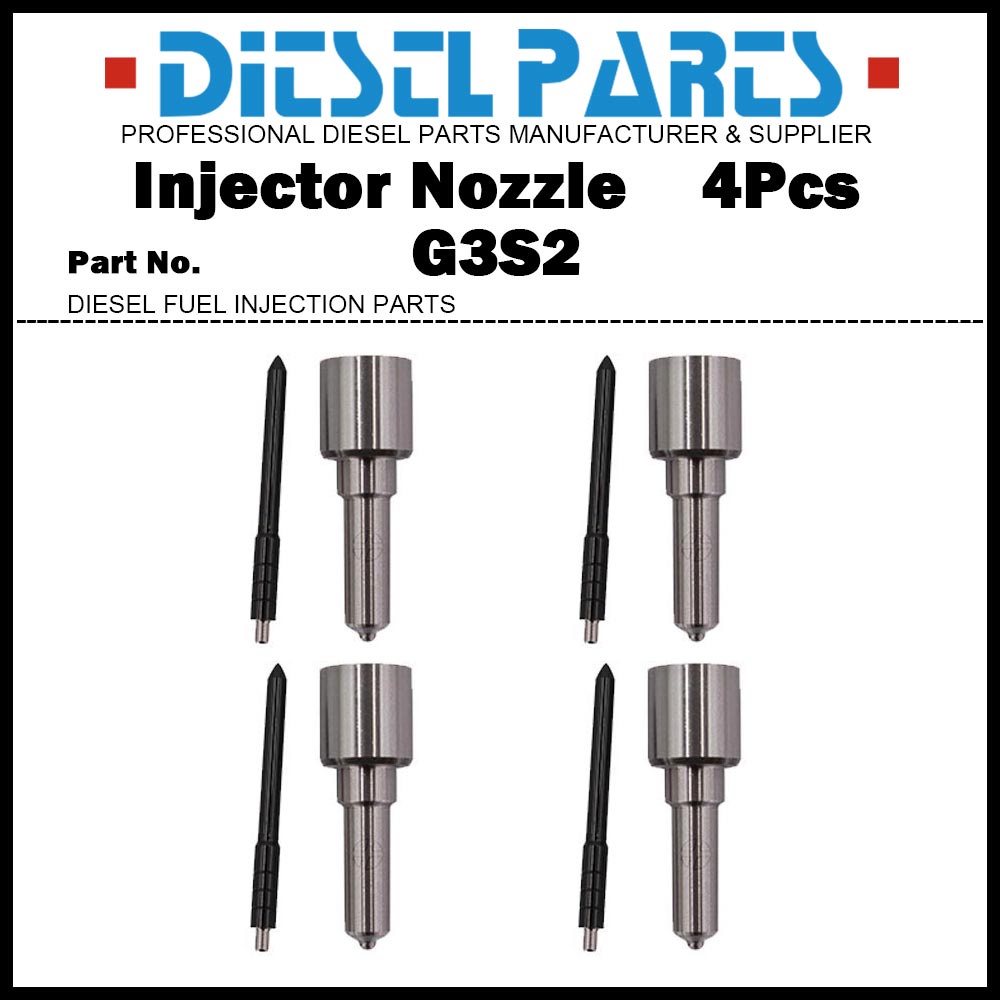 4Pcs Deisel Fuel Injector Nozzle Tips G3S2 for Toyota Hiace Hilux Dyna ...