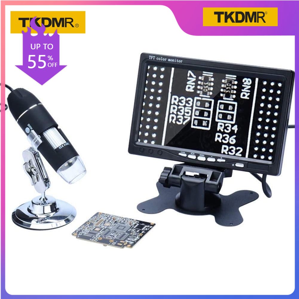 TKDMR 1000X USB Microscope Handheld PortableTV/AV Interface Digital ...