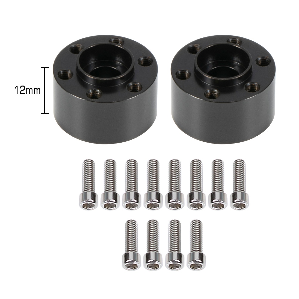 12mm Brass Wheel Hex Hub Widen Adapter 6/9/15/18/22mm for 1/0 RC Crawler SCX10 TRX4 Capra 1.9/2 ...