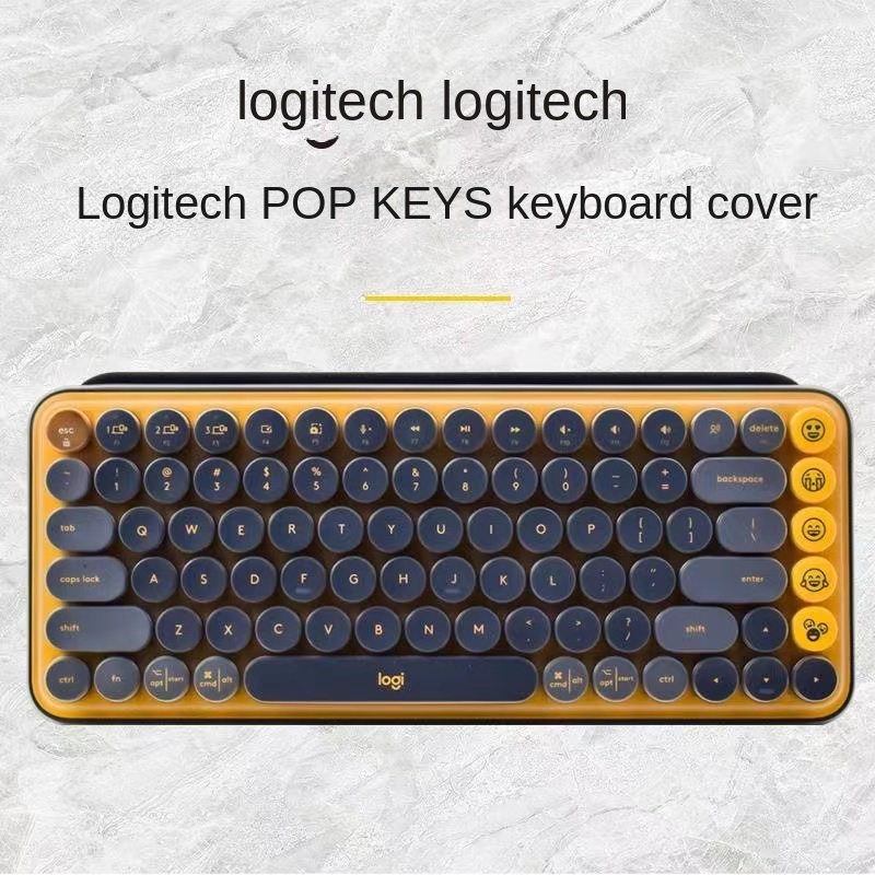 Logitech POP keys Mechanical Wireless Bubble Keyboard Film Protective ...