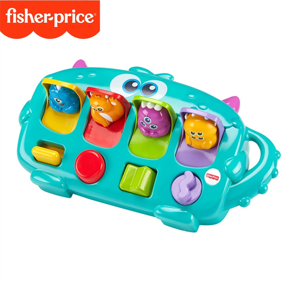 Fisher Price Monster Pop-Up Surprise For 6M+ Hide & Peek Pop Up Early ...