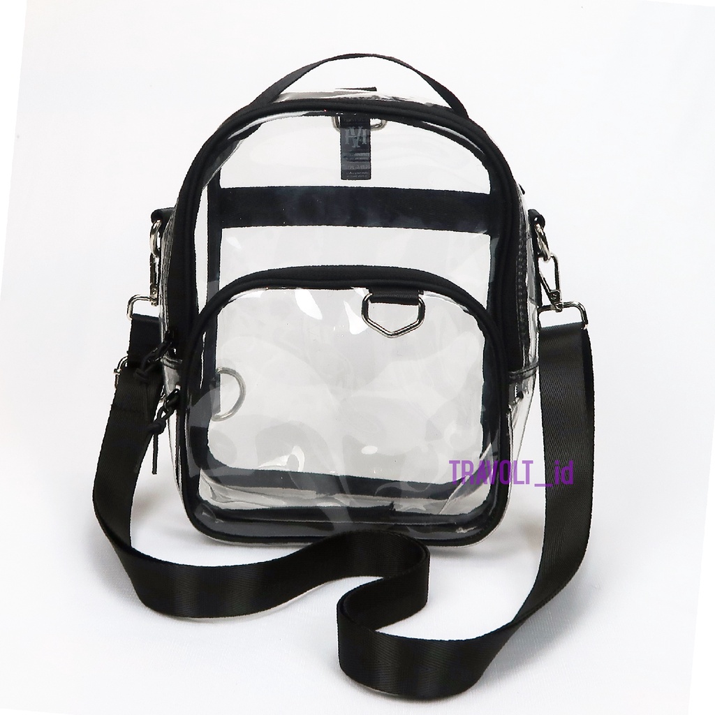 Sling Bag 3in 1 - Travolt - Transparent Sling Backpack - Thick KPOP ...