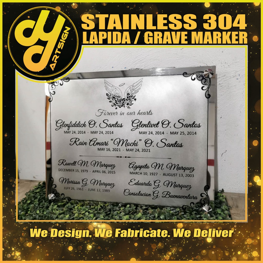 DYD ℠ • Stainless Plate Lapida - 40cm x 50cm | Shopee Philippines