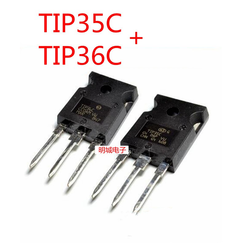 10 Pcs TIP35C TIP36C TO-247 TIP35 TIP36 TO247 25A/100V transistor ...