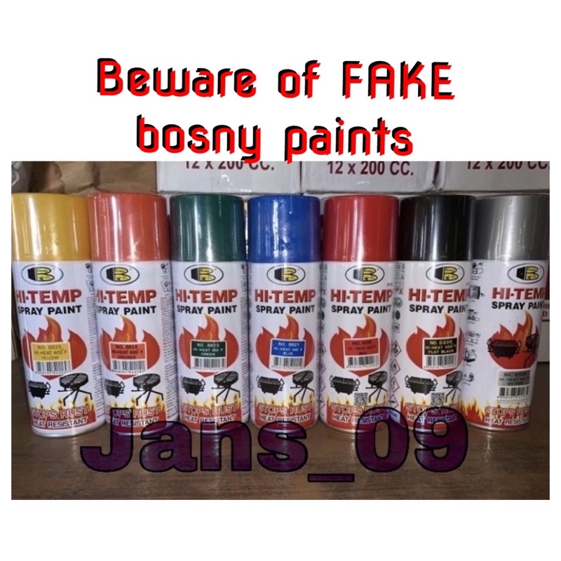 BOSNY Hi- Temp Spray 400F ( 400cc) | Shopee Philippines
