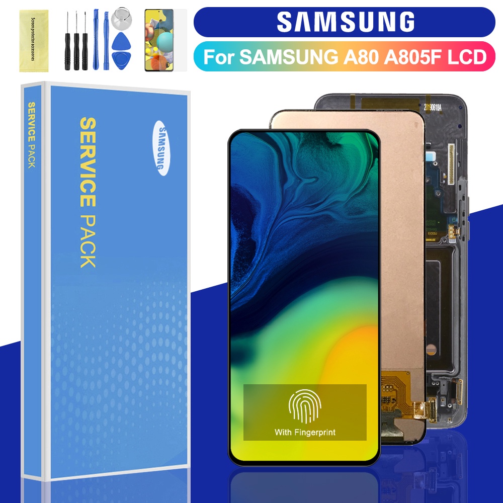 For Samsung Galaxy A80 A805F A8050 LCD Display Touch Screen Replace ...