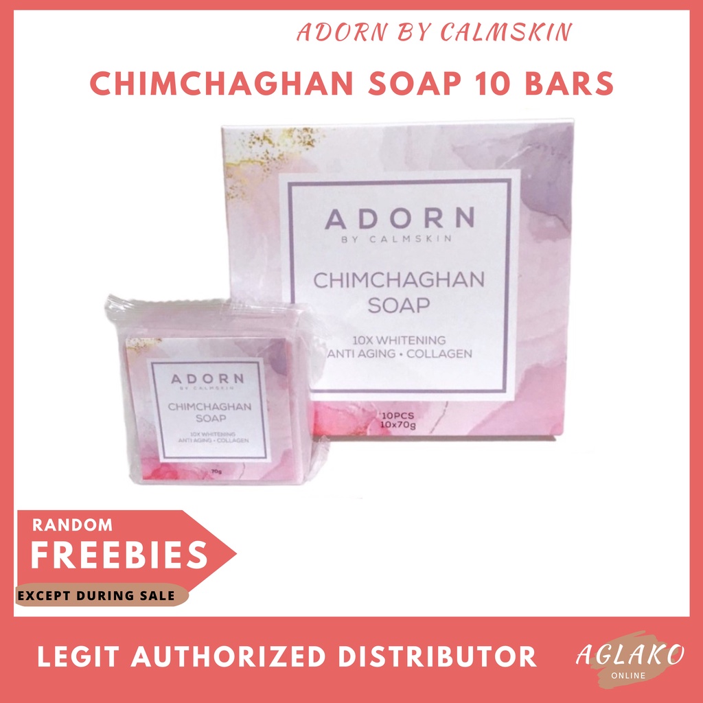 Adorn by Calmskin Chimchaghan Soap 10 Bars | Shopee Philippines