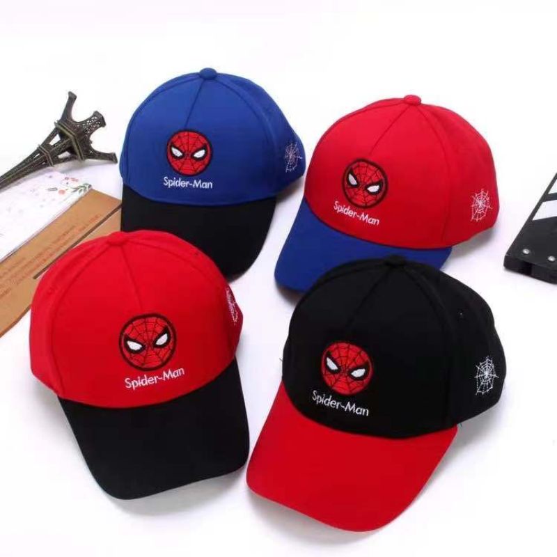 Hp caps New Design For kid's Spiderman Hat Available | Shopee Philippines
