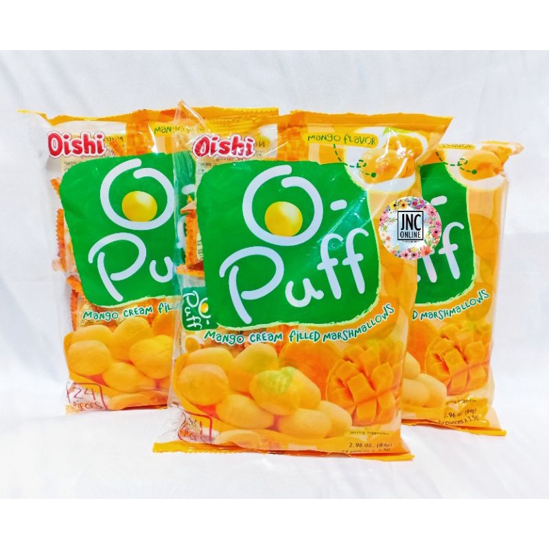 O Puff Mango Cream Filled Marshmallows 24s | Shopee Philippines