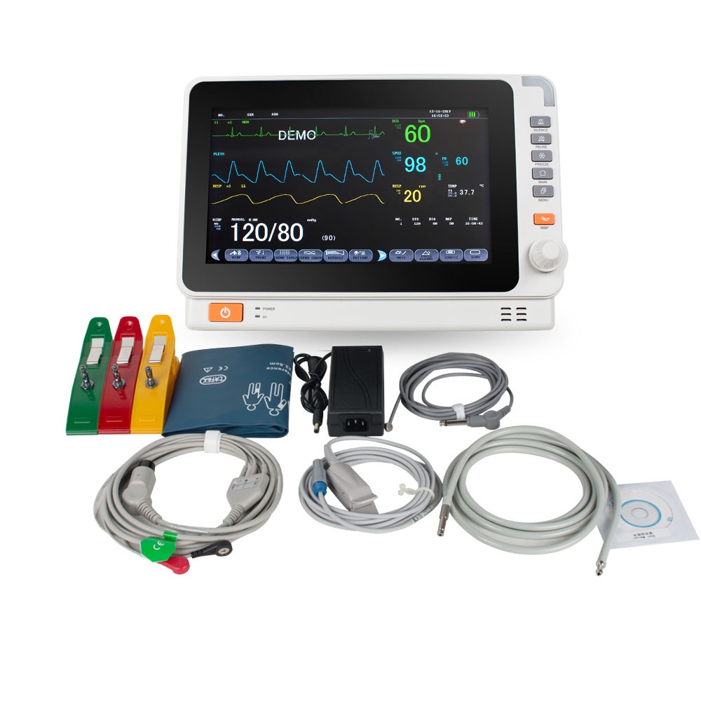 (Ship Today)Portable Dental Vital Signs Monitor Oral ECG Machine 10inch ...
