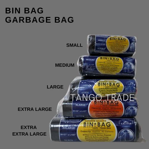Bin Bag/ Garbage bag / Trash bag (S, M, L, XL, and XXL) | Shopee ...