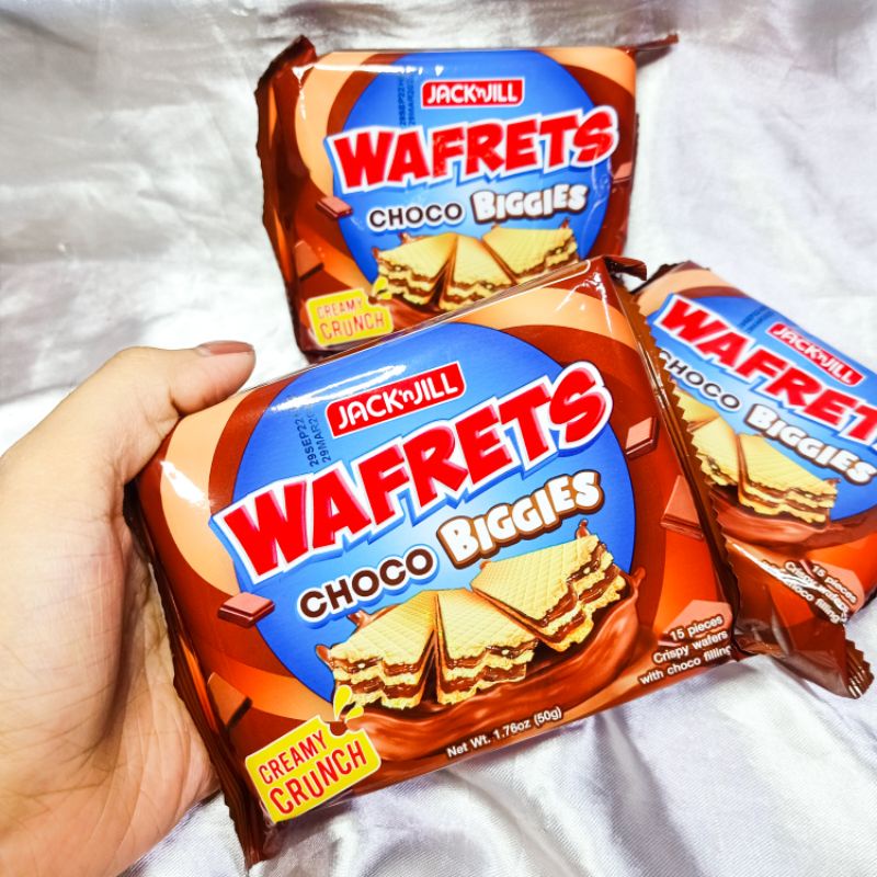 Wafrets choco biggie jack n jill | Shopee Philippines