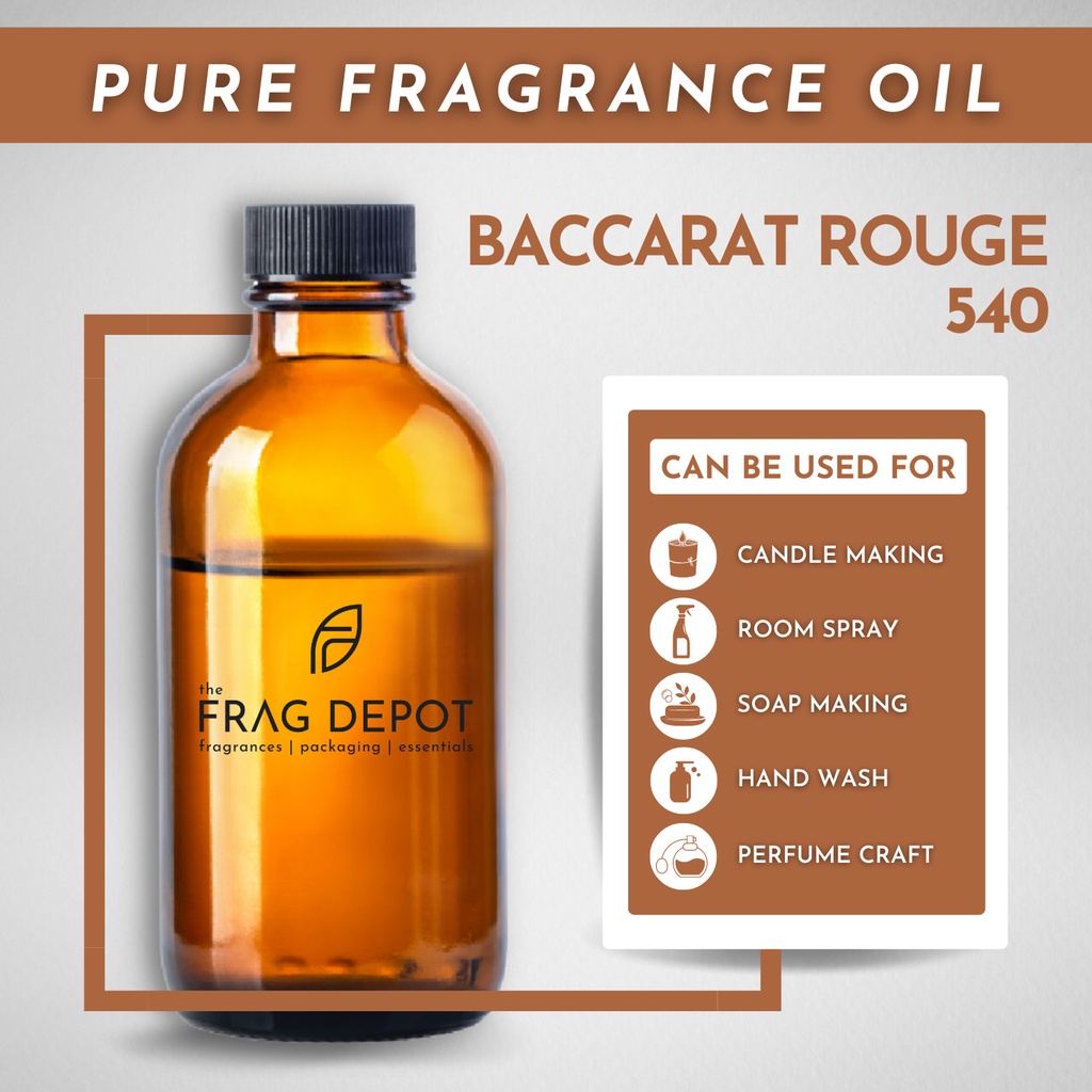 Baccarat inspired Pure Fragrance oil for perfume crafting reed diffuser ...