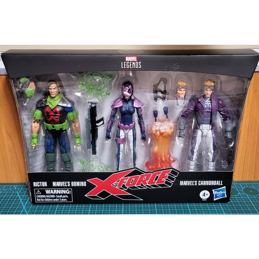Marvel Legends 3 pack X-Force Rictor Domino Cannonball | Shopee Philippines