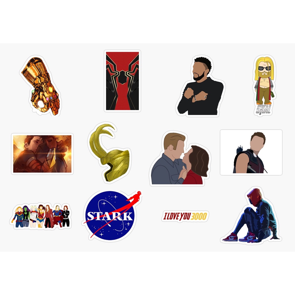 Marvel Cinematic Universe MCU AVENGERS VINYL LAMINTAED HIGH QUALITY ...