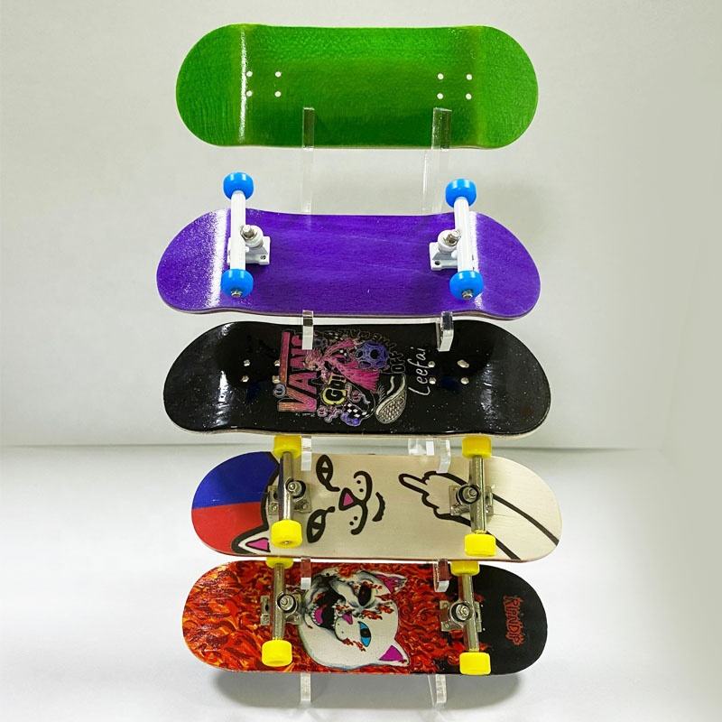 Fingerboard Display Rack Clear Acrylic Hanger for Finger Skateboard ...
