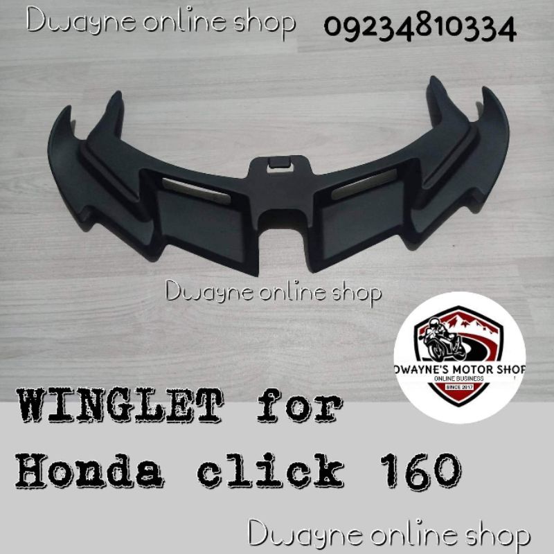 CLICK160 WINGLET (fiber made) | Shopee Philippines