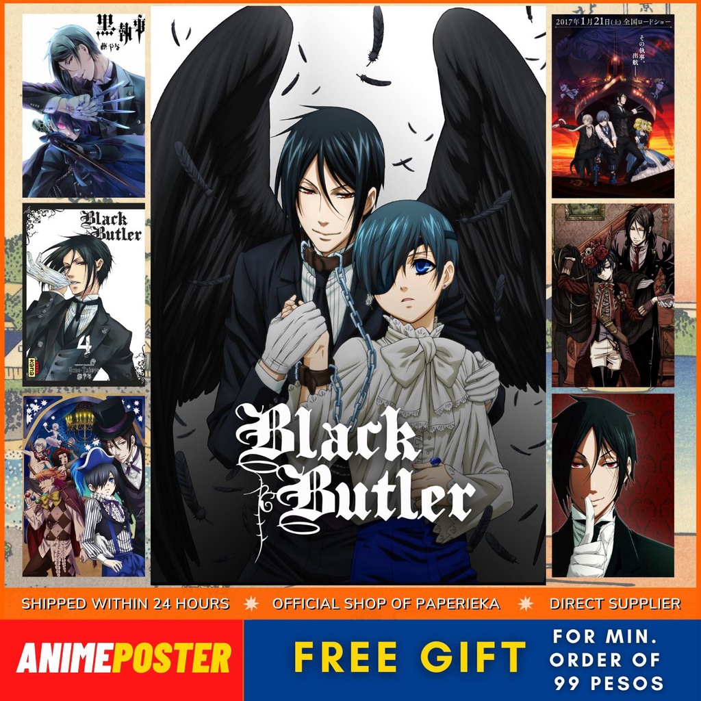 Kuroshitsuji - Black Butler : Official Anime Poster / Stickers ...