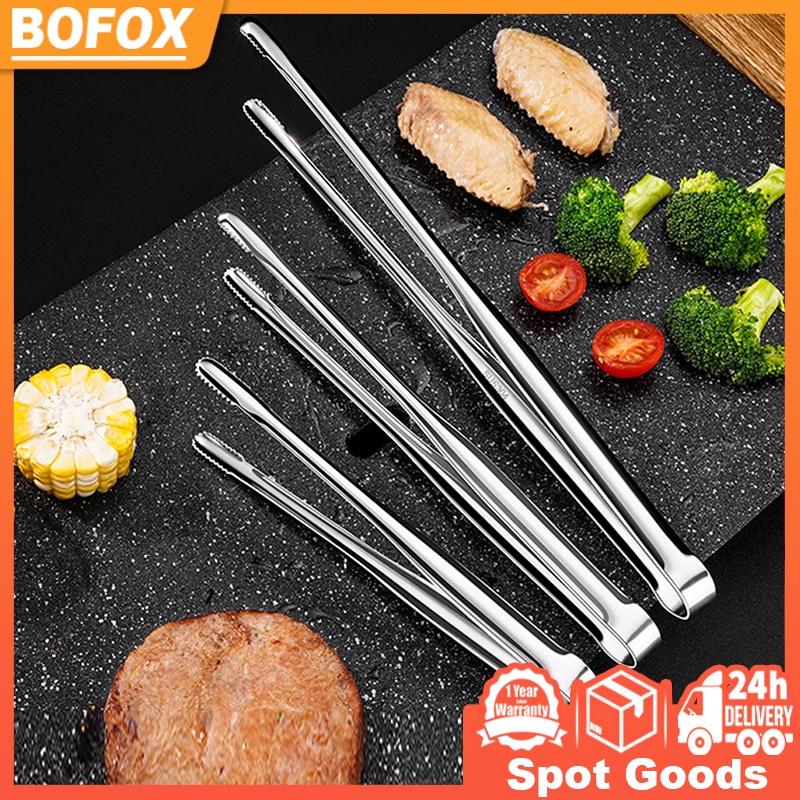 Barbecue Clip Stainless Steel Portable Picnic Tweezer Salad Steak Clamp ...