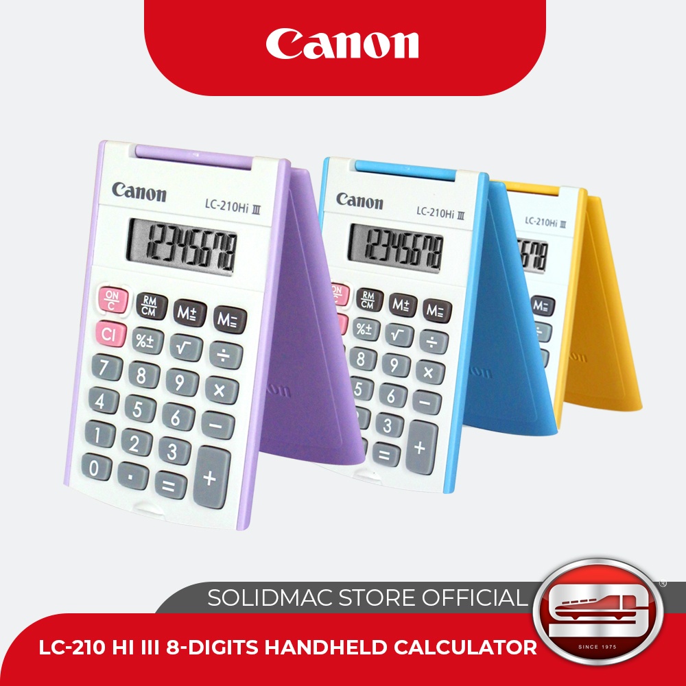 Canon LC-210 Hi lll 8-digits Handheld Calculator | Shopee Philippines