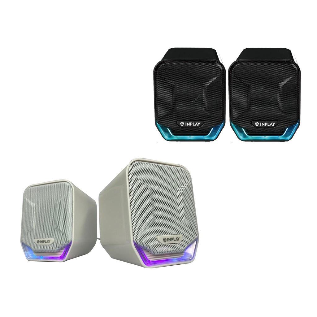 Inplay MS003 | Black | White PC Speaker | Inplay by EJD | Shopee Philippines