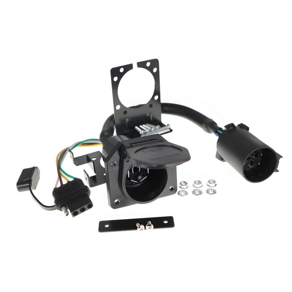 1 piece 55664 4 Way to 7Way Trailer Wiring Harness Kit for Commercial ...