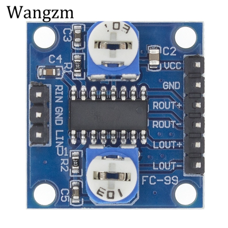PAM8406 Digital Amplifier Board With Volume Potentiometer 5Wx2 Stereo ...