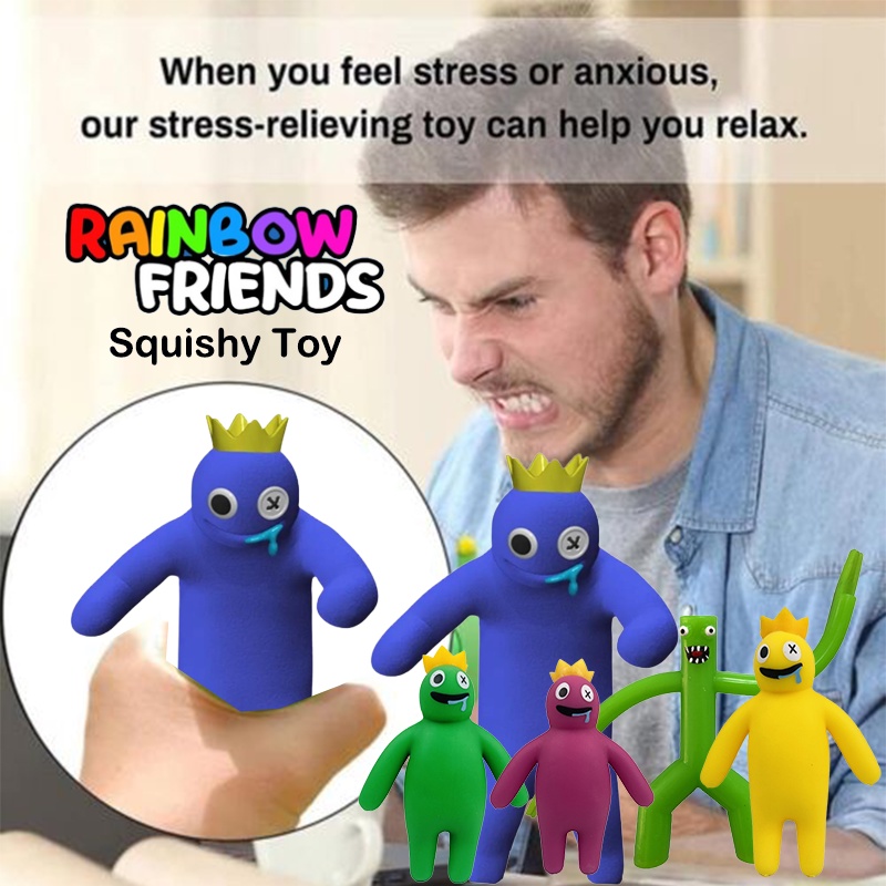 Roblox Rainbow Elastic Friends Squishy Prop Multi-function ...