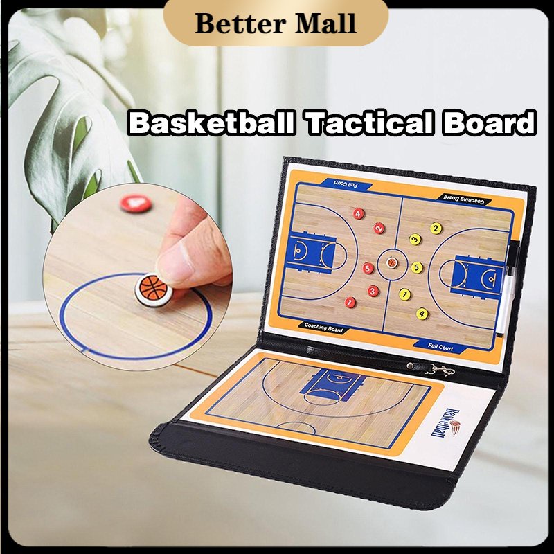 Basketball Coaching Board Basketball Tactical Board Foldable Magnetic ...