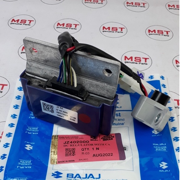 DC Regulator with Capacitor CT150 NEW Bajaj Genuine Parts JZ402000 (C ...