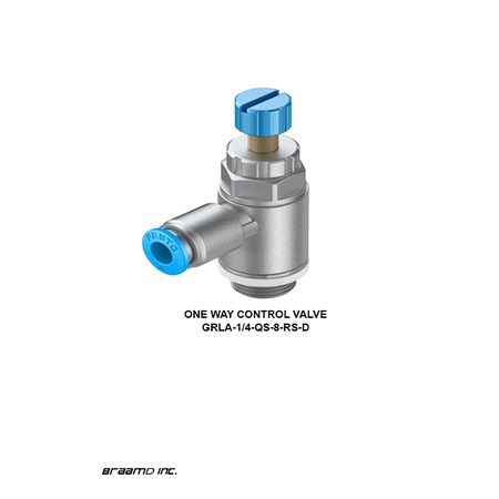 Festo - One-way flow control valve - GRLA-1/4-QS-8-RS-D | Shopee Philippines