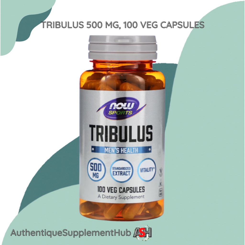 NOW Foods, Sports, Tribulus, 500 mg, 100 Veg Capsules - Supports Male ...