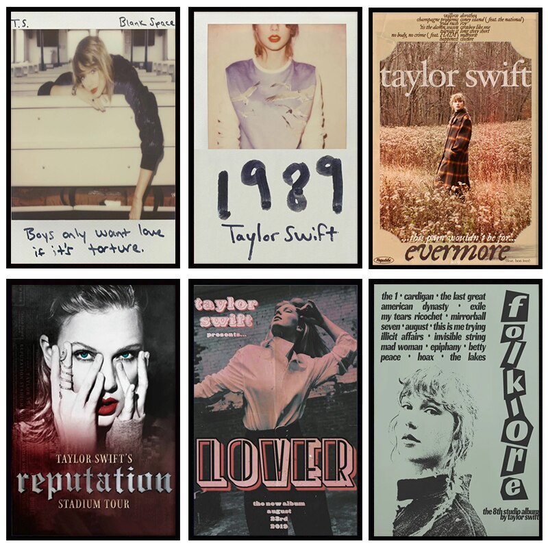 Canvas Painting Taylor Swift Hit Song Poster Wall Art Print Picture ...